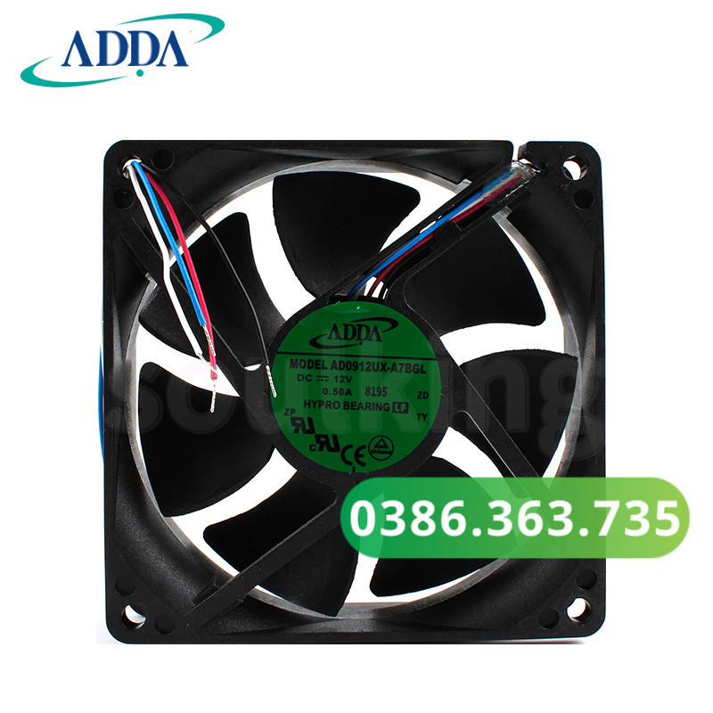 Quạt tản nhiệt Adda AD0912UX-A7BGL 9025 12V 0.50A Chính Hãng | Shopee ... Quạt tản nhiệt Adda AD0912UX-A7BGL 9025 12V 0.50A Chính Hãng | Shopee ...