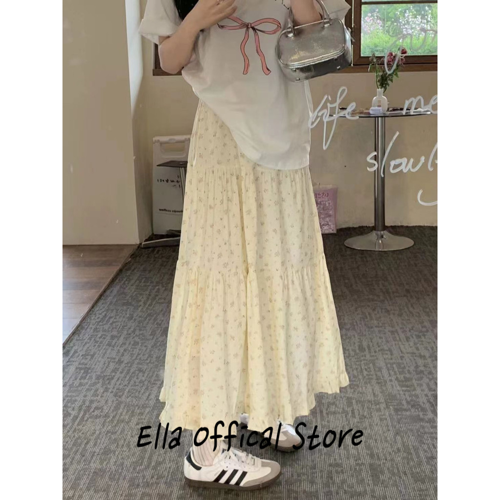 Ella Store Chân váy chân váy chữ Fashion phổ biến Dễ thương Hàn Phong ...