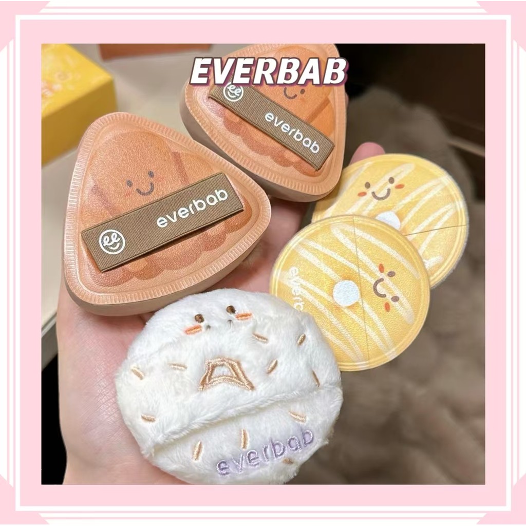 [Sản phẩm mới] Đệm Puff hình tam giác béo EVERBAB, không thấm nước, chuyên dụng cho kem nền ...