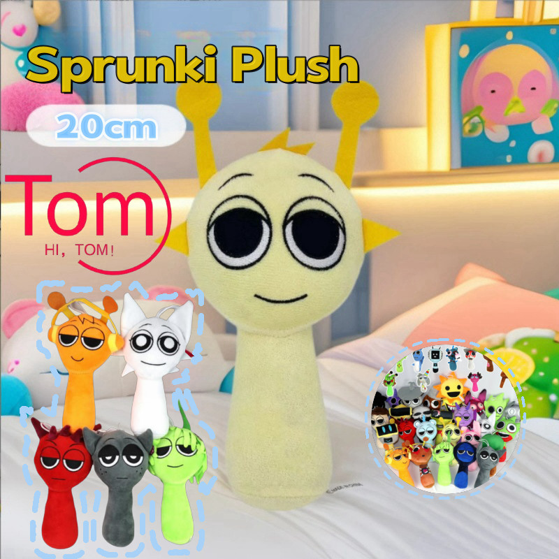 Gấu Bông Sprunki Búp bê sang trọng,20cm Sprunki Búp bê sang trọng,Hộp ...
