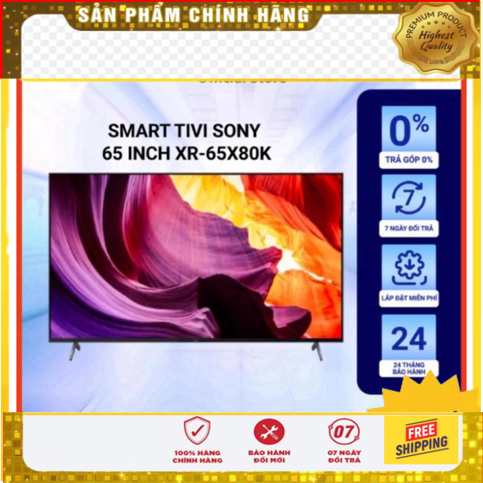 Google Tivi Sony 4K 65 inch KD-65X80K - Mới 2022 | Shopee Việt Nam
