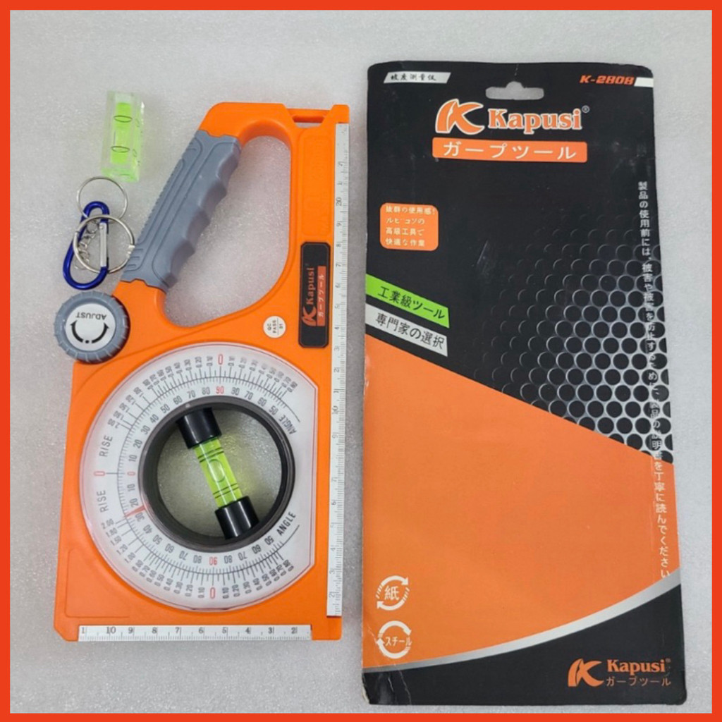 Thước đo góc nghiêng có nam châm. Thước thủy đo góc nghiêng thăng bằng đa năng Kapusi Japan K ...