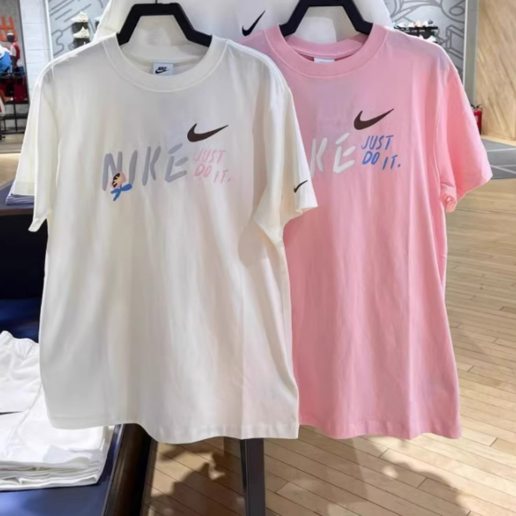 Áo thun nữ tay ngắn Nike chính hãng 100% Áo thun thể thao cổ tròn in ...