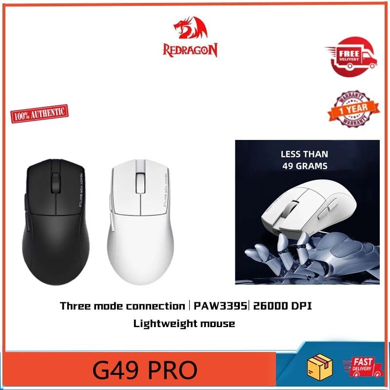 Chuột chơi game điện tử không dây Redragon G49 Pro, có thiết bị ngoại ...