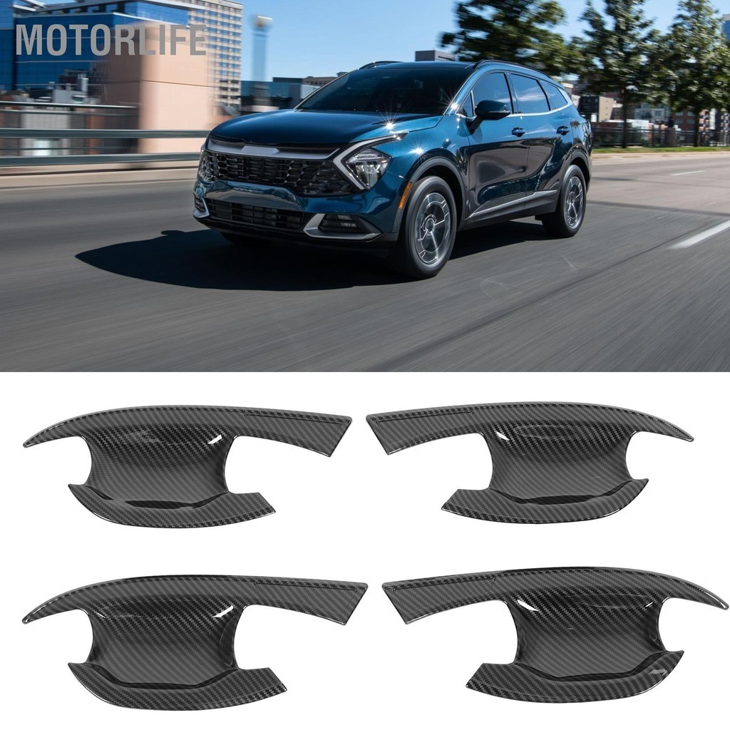 Motorlife Cửa Bên Ngoài Tay Cầm Bát Bảo Vệ Phong Cách Sợi Carbon Thay ...