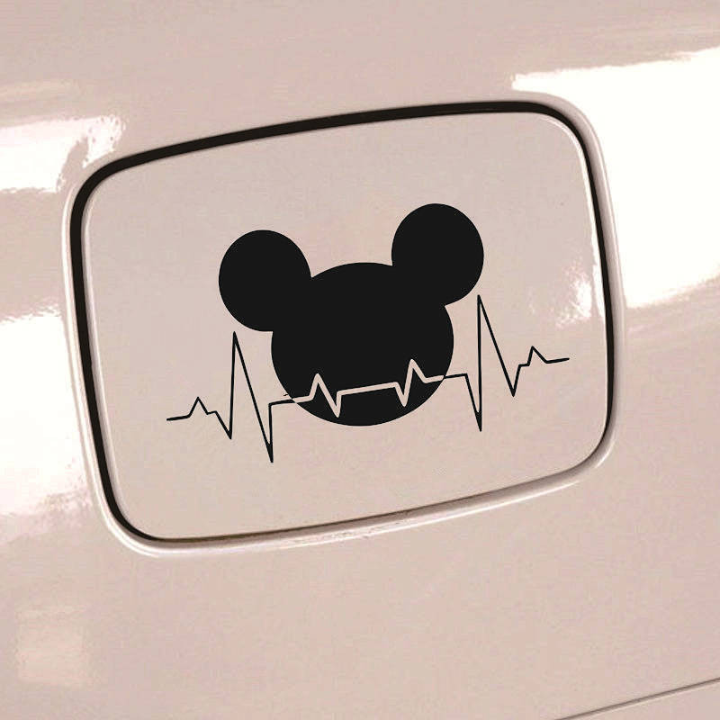 Mickey Mickey Minnie ECG Hoạt Hình Xe Ô Tô Miếng Dán Điện Trầy Xước ...