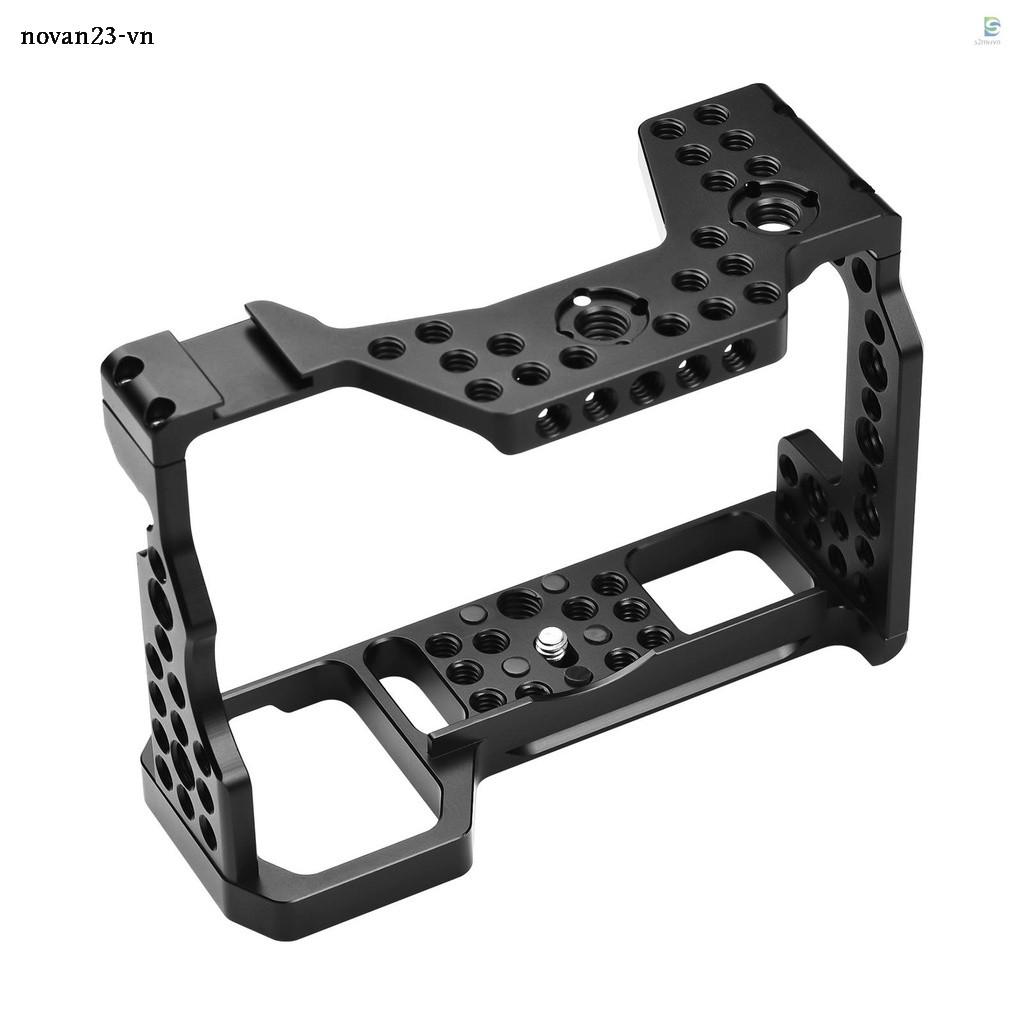 Thay thế lồng máy ảnh hợp kim nhôm Heza Sony A7M3 A7R3 A9 với giá đỡ lỗ vít 1 / 4 3 / 8 inch ...