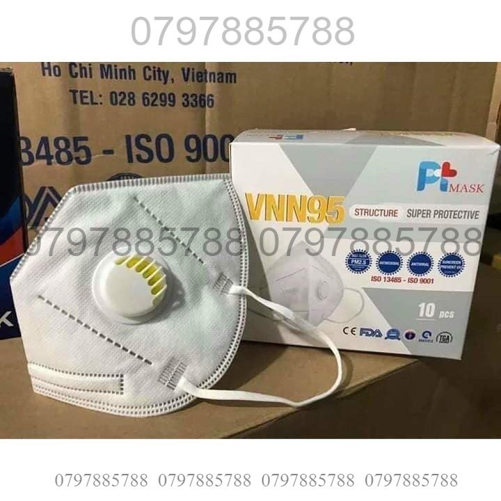 Khẩu Trang 3D PT Mask VNN95 (Có Van) | Shopee Việt Nam