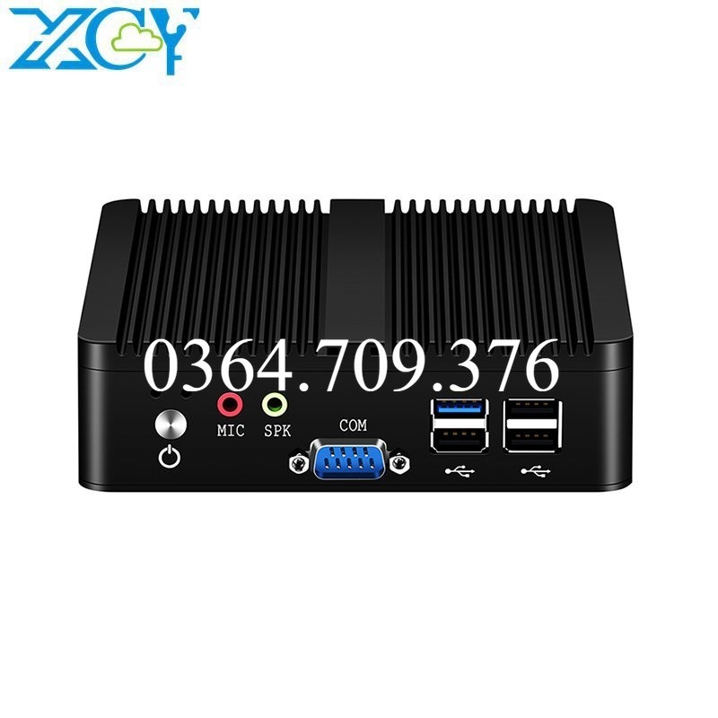 & Xcy không quạt Mini PC Intel Celeron J1900 J2900 Windows 10 7 Linux ...