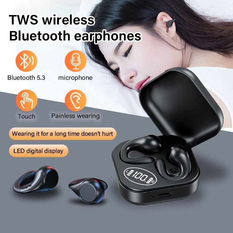 Tzuzl Mới Ban Đầu Dẫn Xương Không Dây Bluetooth 5.3 Tai Nghe Thể Thao Tai Nghe HiFi Chất Lượng ...