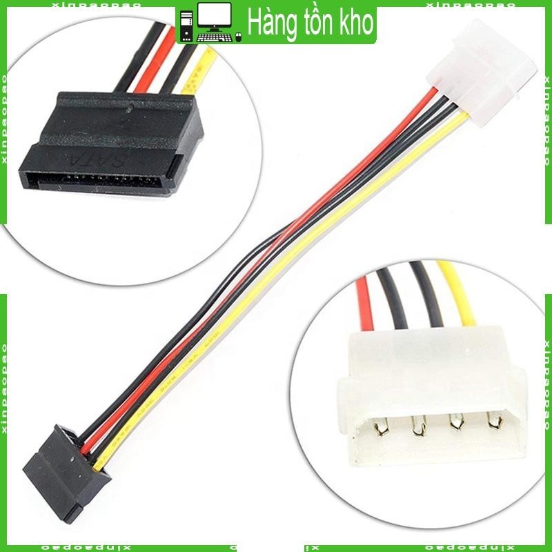 Xi Sang Lớn 4Pins Cáp Chuyển Đổi Nguồn 4Pin IDE Molex Sang 15pin Series ...