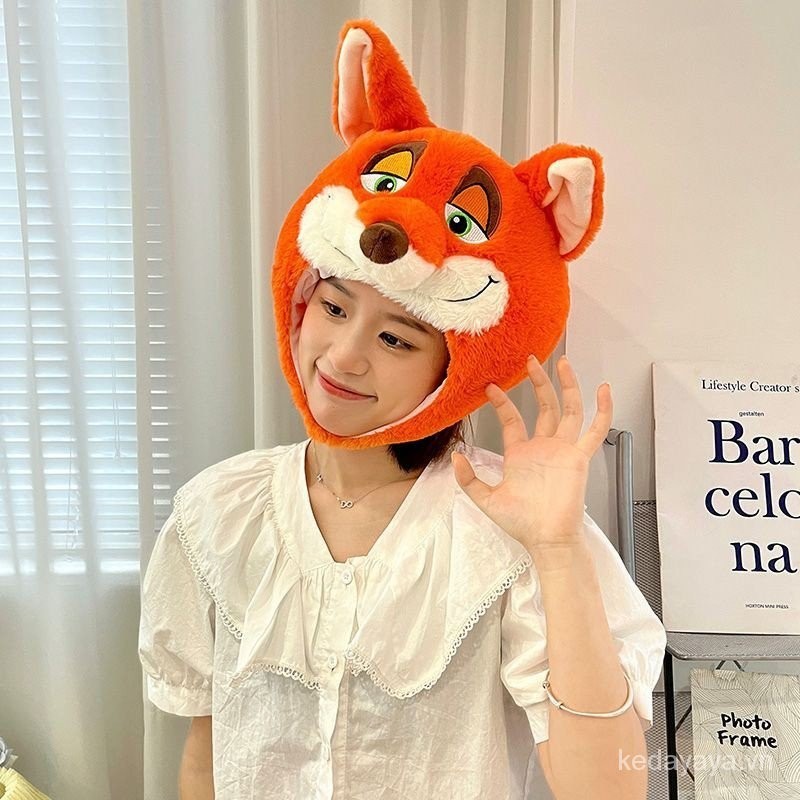 Ngộ nghĩnh Cam Cáo Mũ Đội Đầu Cô Gái Dễ Thương Nick Sang Trọng Mũ Sáng ...