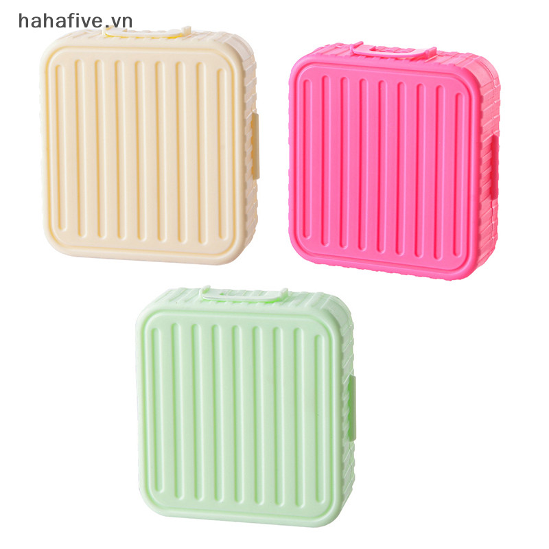 Ha Hộp Nhựa Cho Vuông Puff Trong Suốt Bọt Biển Puff Di Động Du Lịch Mỹ ...