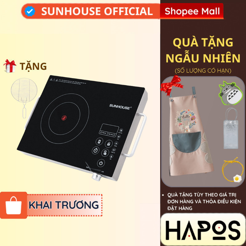 Bếp hồng ngoại Sunhouse SHD6011/SHD6017 cảm ứng Chính hãng, bêp điện ...
