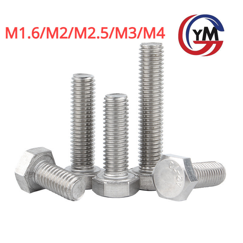 [Ymh1] Bulong lục giác ngoài INOX 304 , Ốc lục giác inox M1.6 / M2 / M2.5 / M3 / M4 | Shopee ...