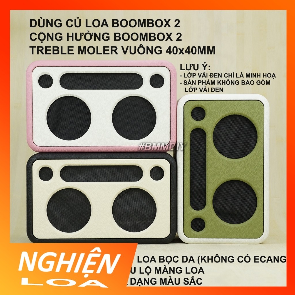 [NGHIỆN LOA] Box loa bọc da không ecang lộ củ loa 320x210x200 ghép loa ...