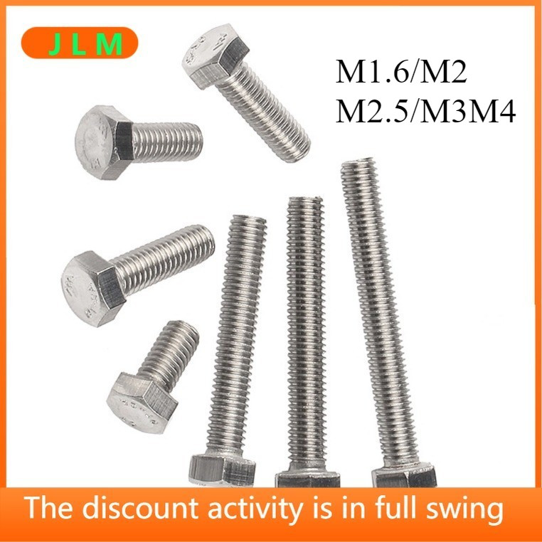 ((Jlmg) Ốc vít mở rộng Sus304 M1.6 / M2 / M2.5 / M3M4 Bu lông vít lục giác bên ngoài bằng thép ...