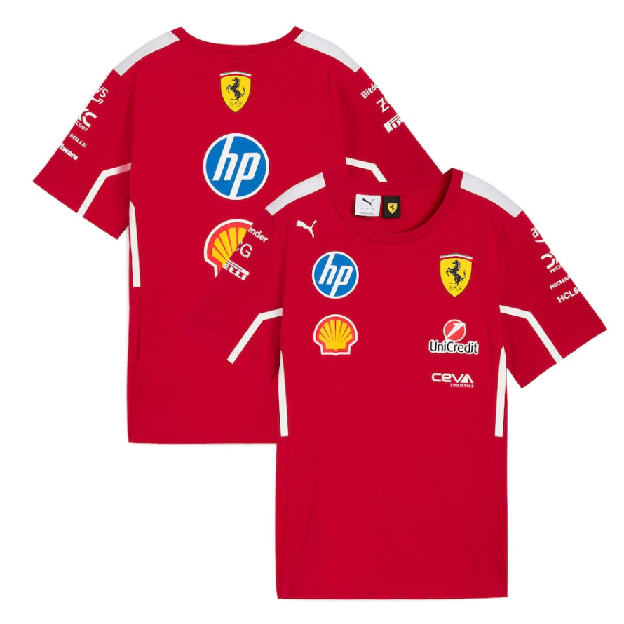 【Ready Stock】 New F1 racing suit Scuderia Ferrari F1 football jersey ...
