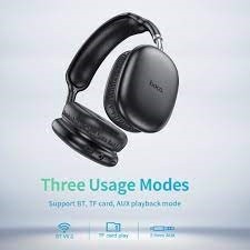 Tai nghe BT HOCO W55 Plus ANC _Xám đen_BH 6 tháng | Shopee Việt Nam