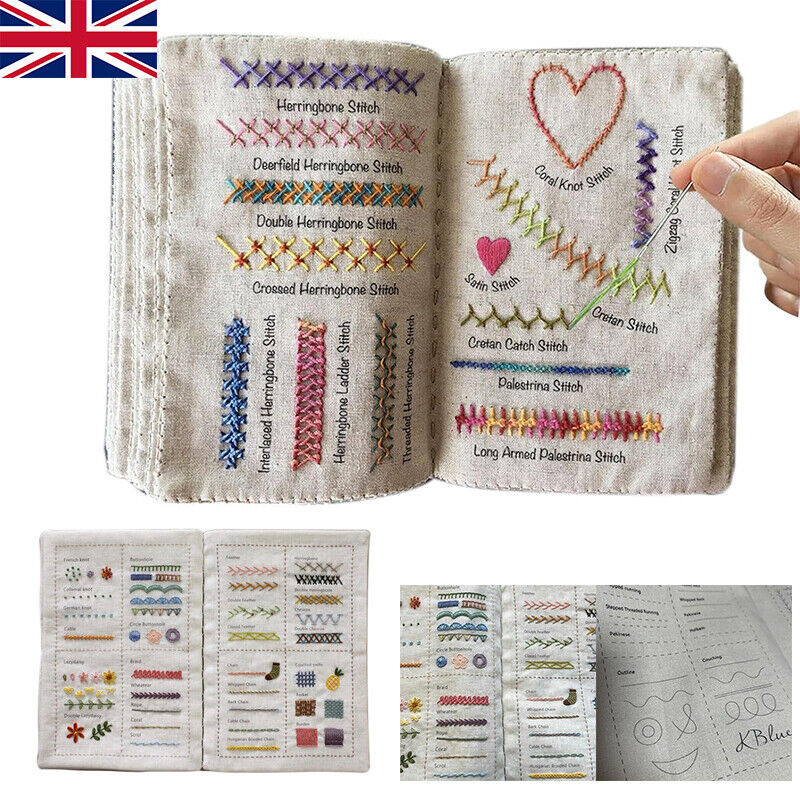 DIY Sewing & Embroidery Book, Stitching Instructions for Beginners ...
