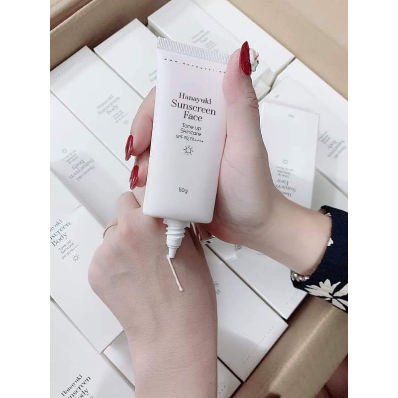 (Chính Hãng) Kem Chống Nắng Hanayuki Cho Mặt và Body | Shopee Việt Nam