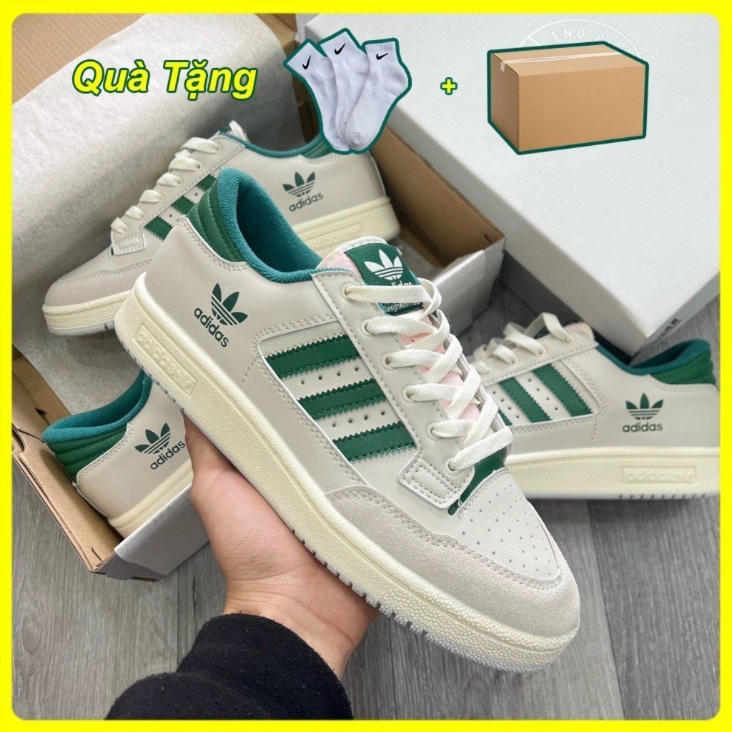 Giày Adidas Forum 84 Low 3 màu xám, xanh và đen,giày thể thao nam nữ ...
