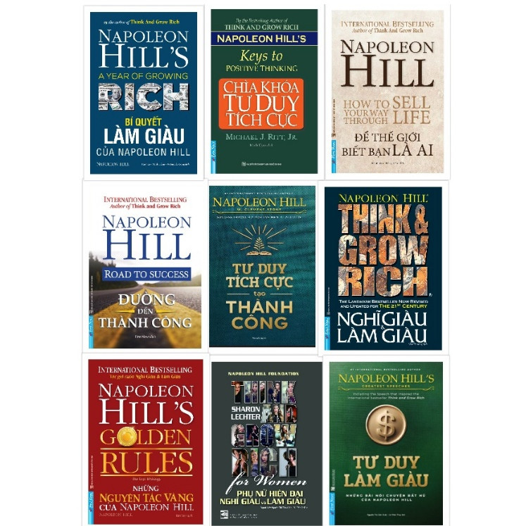 Sách- Combo Napoleon Hill (9 cuốn) - (FN-MK) | Shopee Việt Nam
