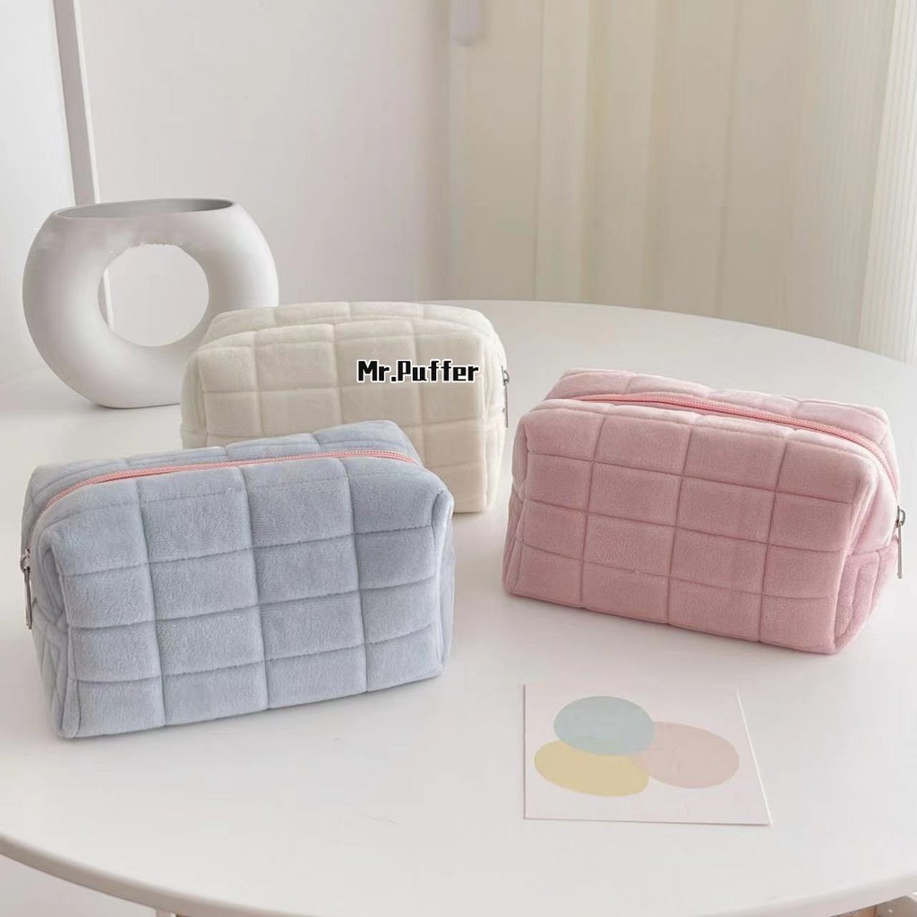 Mr.puffer Nhung Gối Giải Nén Túi Đựng Mỹ Phẩm Túi Vệ Sinh Tiện Lợi Dung ...