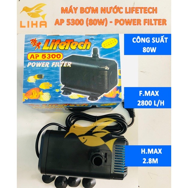 Máy Bơm Lifetech AP5300 - Bơm Nước Hồ Cá Cao Cấp | Shopee Việt Nam