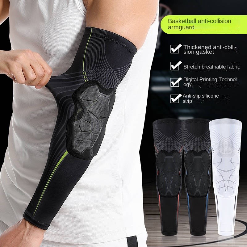 【Ready Stock】 Elbow Pad Arm Guard Anti-Collision Thin Oversleeve Men ...