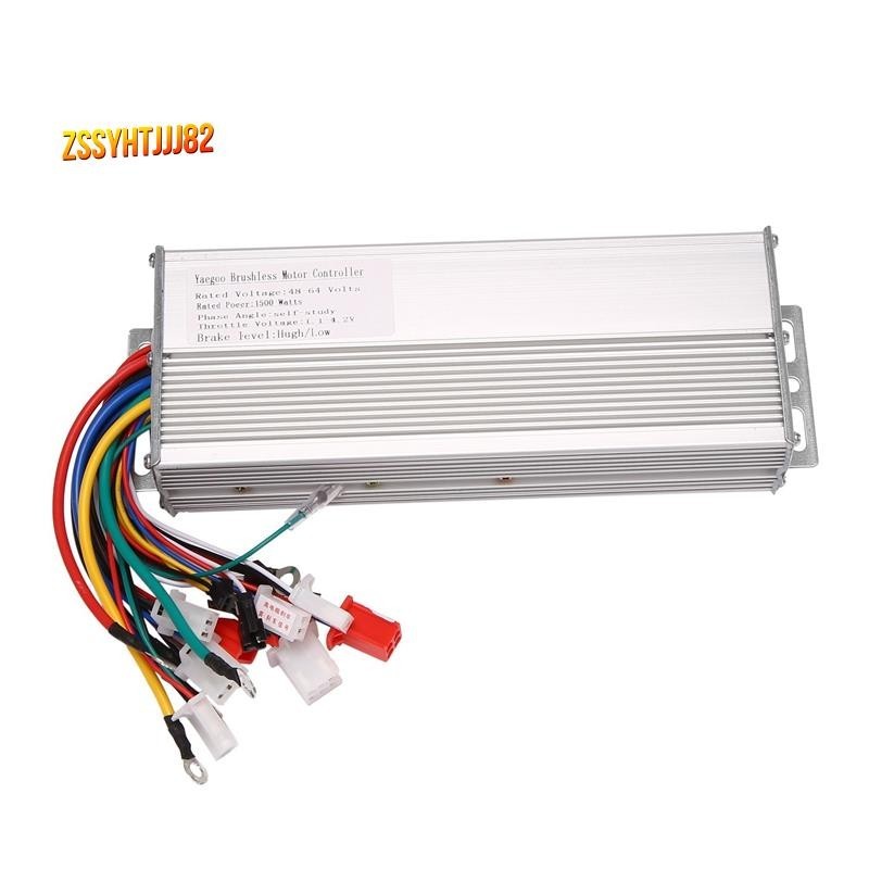 Zssyhtjjj82.vn 】 Bộ điều khiển không chổi than 48V 60V 64V 1500W / Bộ điều khiển xe đạp / Bộ ...