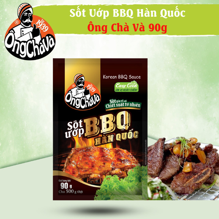 [Combo 3 Gói] 3 Gói Sốt Ướp BBQ Hàn Quốc Ông Chà Và 90gr | Shopee Việt Nam