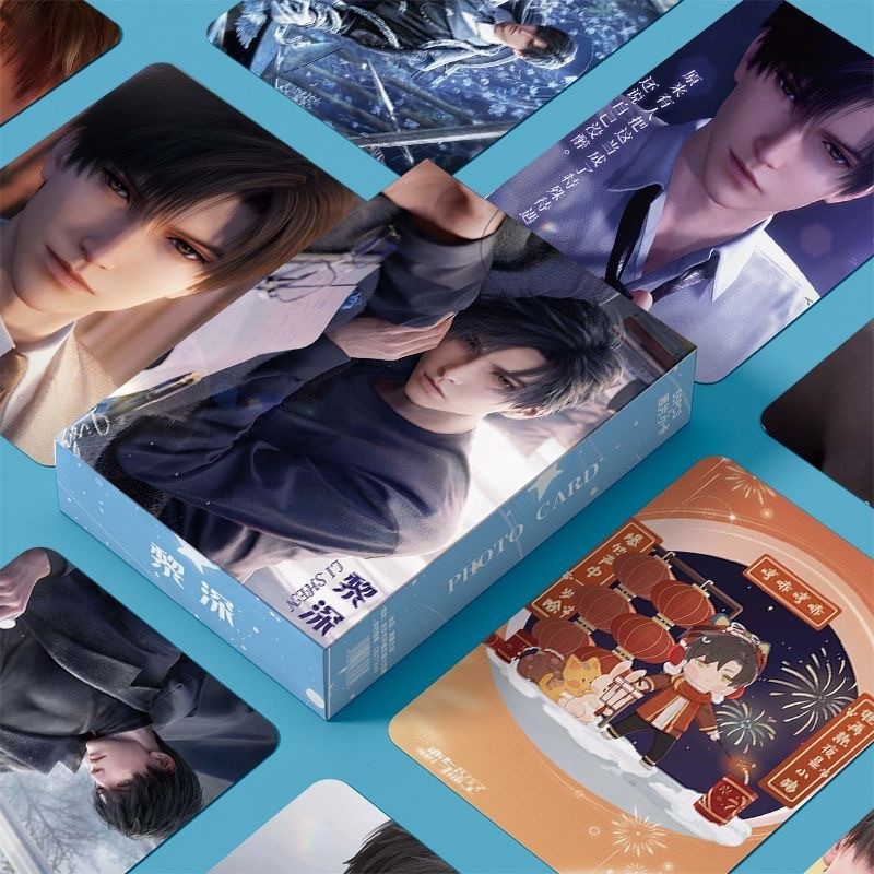 50-55pcs Manga Manhwa JinX Laser Holographic Lomo Cards HONEY TROUBLE ...