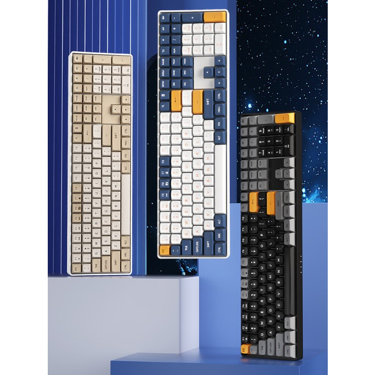 Bàn phím cơ Aigo A100 | A108 | 2 chế độ dây và wireless | mechanical ...