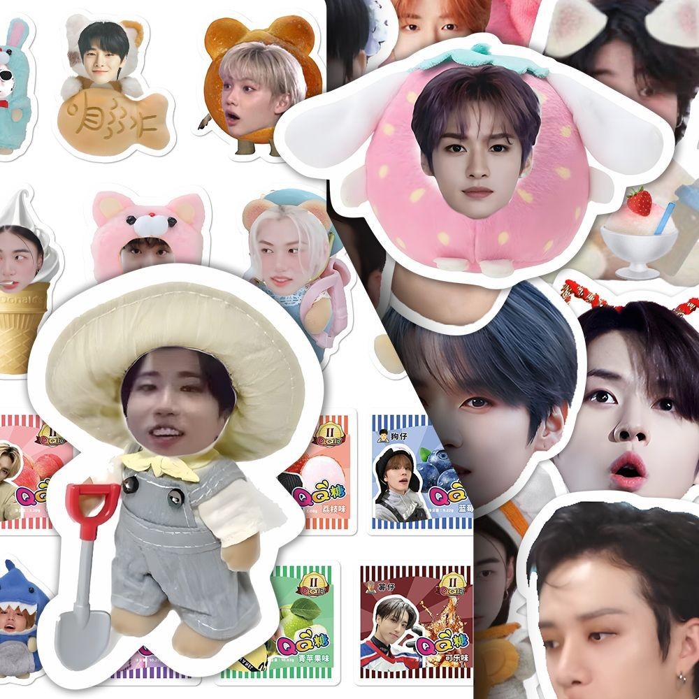[80 Tờ] Stray Kids Big Head Sticker Sticker Sticker Phong Cách Mới Nhóm ...