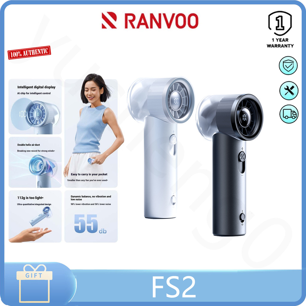 RANVOO FS2 Handheld small fan Small ultra fast Violent Turbo USB portable | Shopee Việt Nam