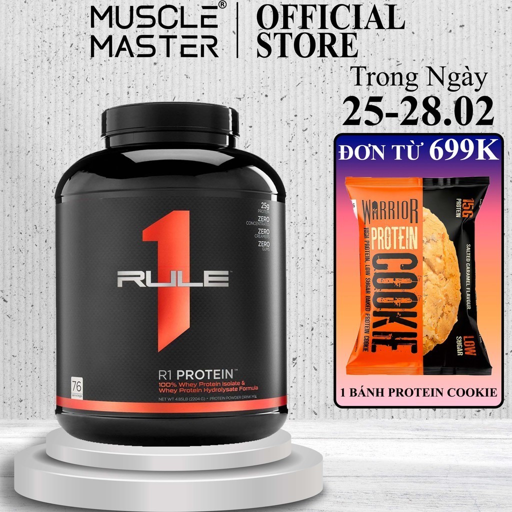 [Đã Bán 18,3k] Bột Cung Cấp Protein Cao Cấp Rule 1 Protein 5lbs ...