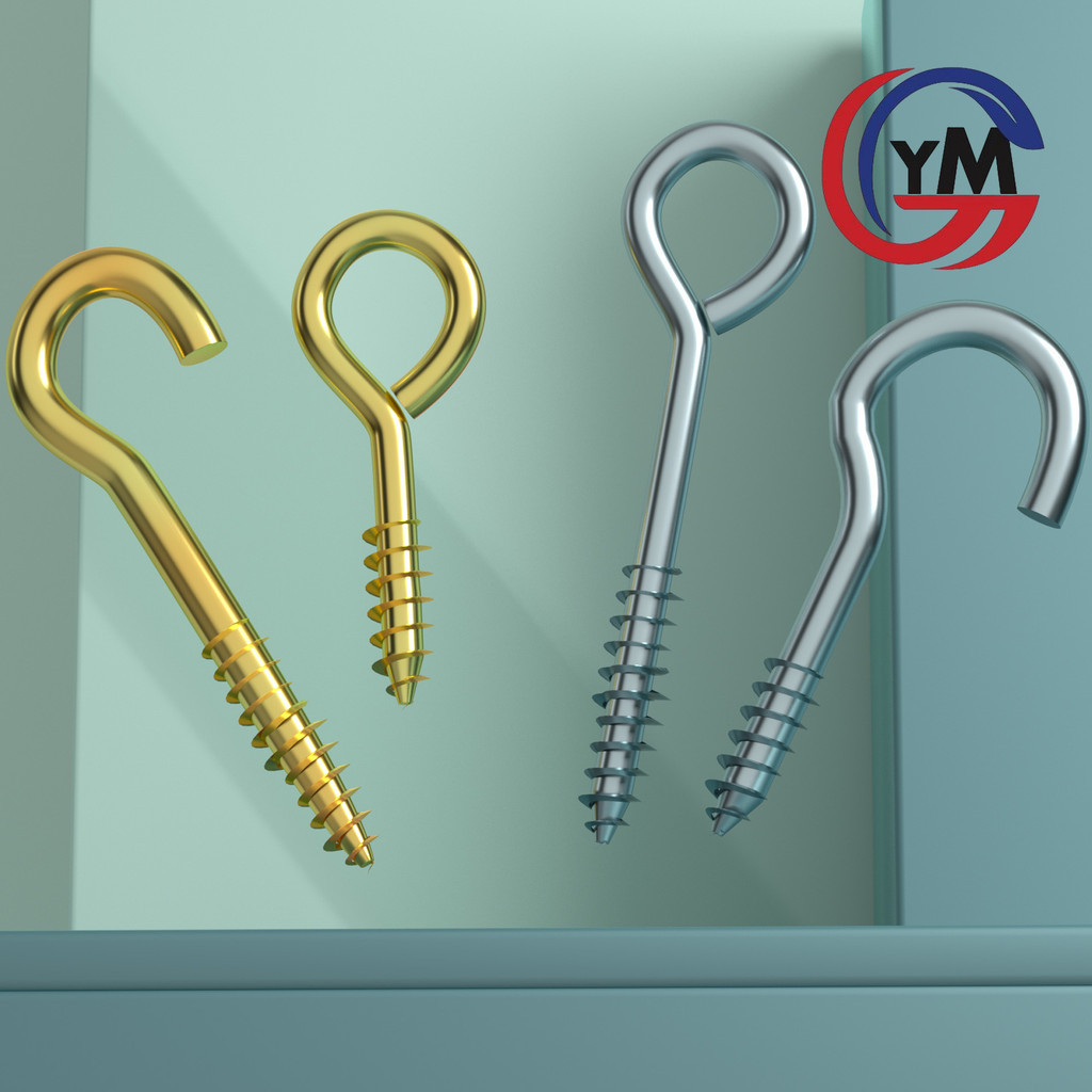 [Yhm1] Móc treo hở đầu mạ đồng / mạ kẽm nhiều kích thước | Shopee Việt Nam