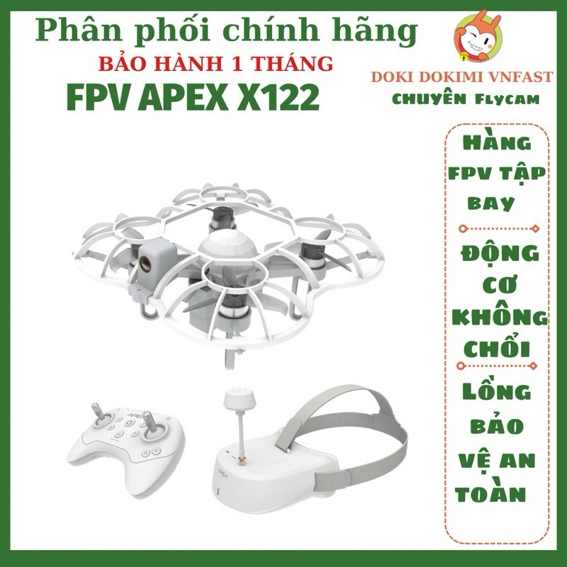 Combo FPV APEX X122 - động cơ không chổi bền - lồng bảo vệ | Shopee Việt Nam