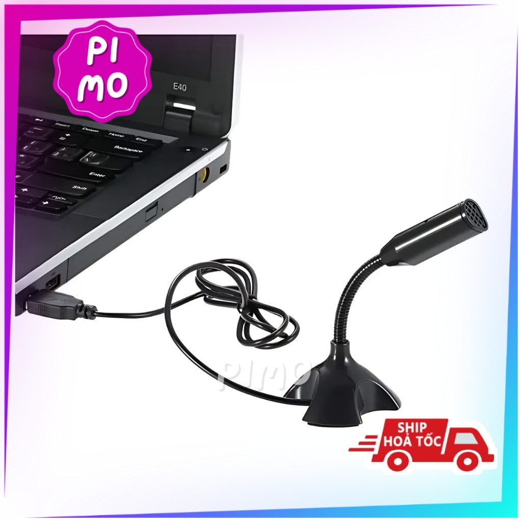 Micro (microphone) cổng USB 3.5 dùng cho máy tính, laptop chống nhiễu ...