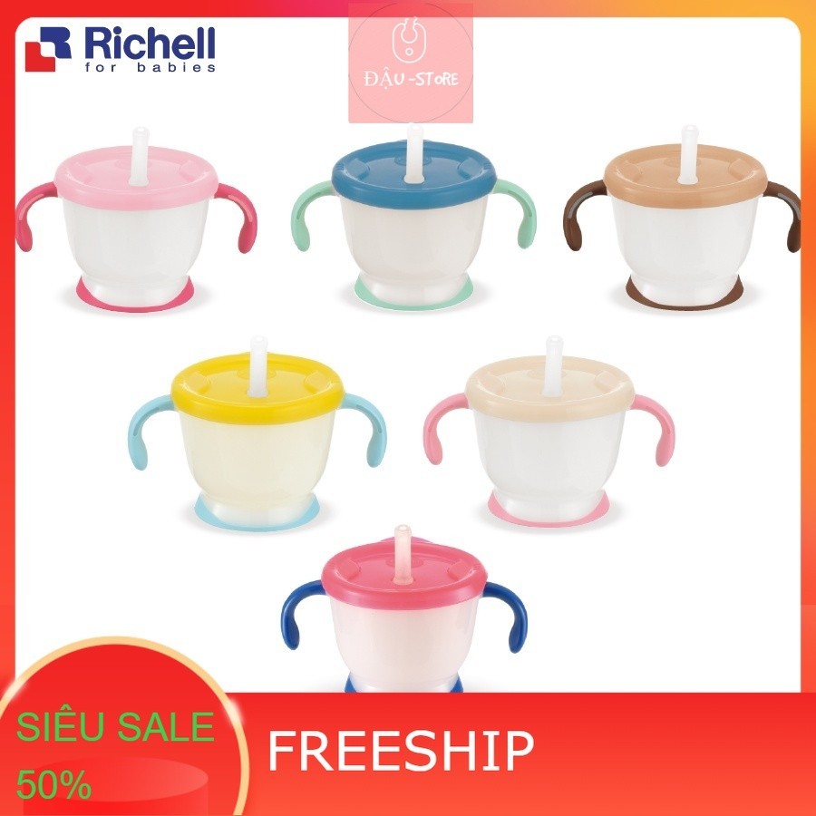 Cốc tập uống 3 giai đoạn Richell chính hãng | Shopee Việt Nam
