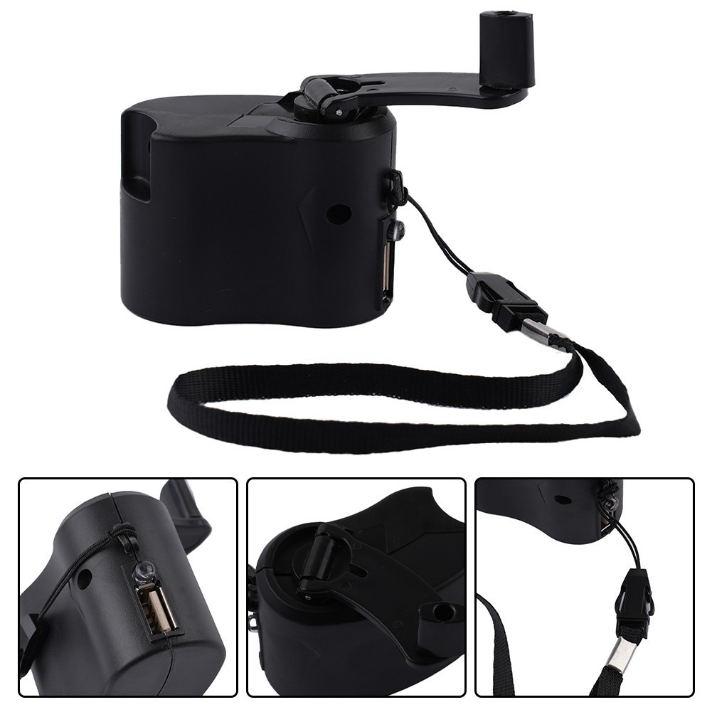 [Theam] -1 CÁI USB Hand Crank Charger Generator Manual Dynamo Mobile ...