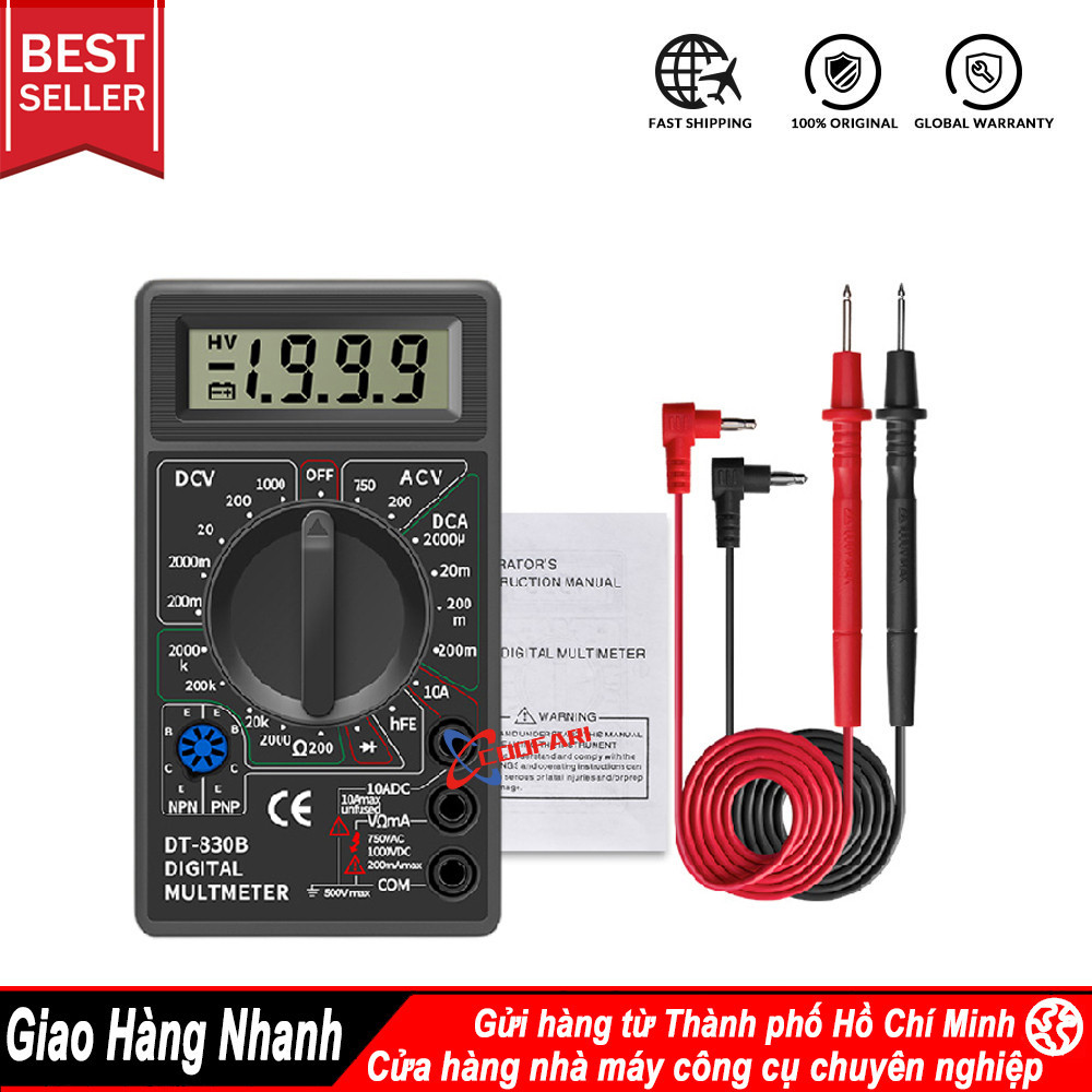 Đồng hồ đo điện tử vạn năng DT830B Digital Multimeter, đồng hồ đo điện ...