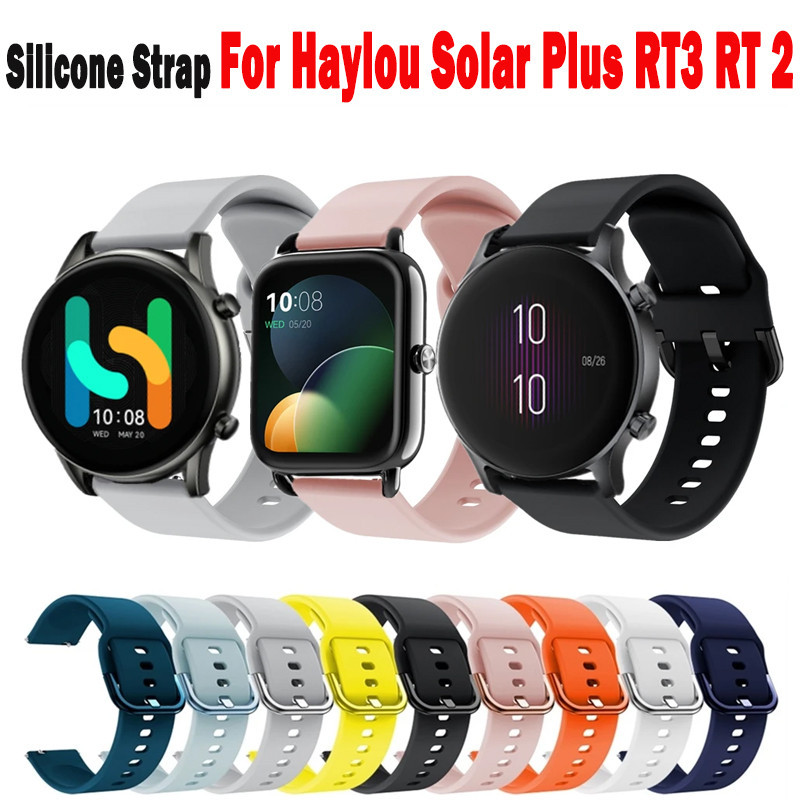 Dây Đeo Đồng Hồ Silicon Cho Haylou Solar Plus RT3 RT 2 RS3 RS4 Dây Đeo ...