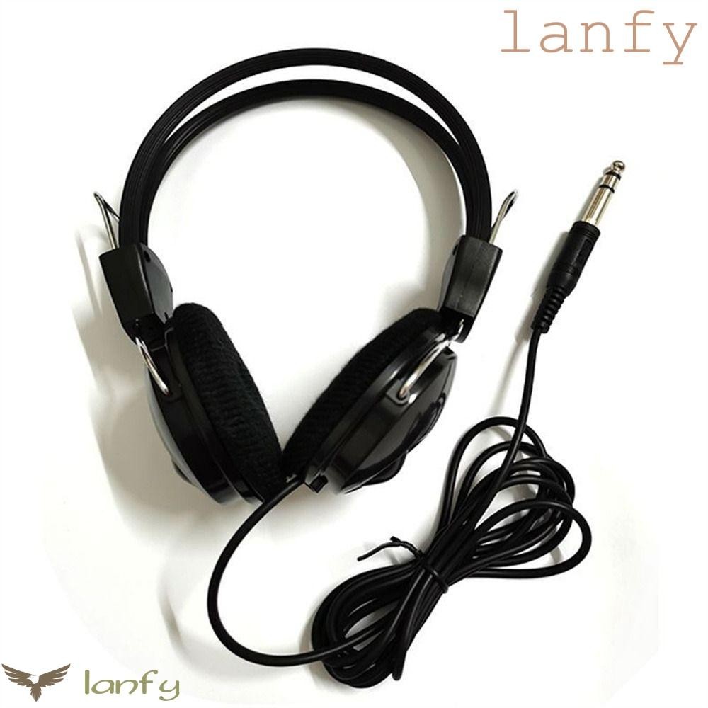 Tai nghe nhạc LANFY rảnh tay Đàn Piano điện màu đen Bộ trống đàn Guitar điện Tai nghe có dây ...