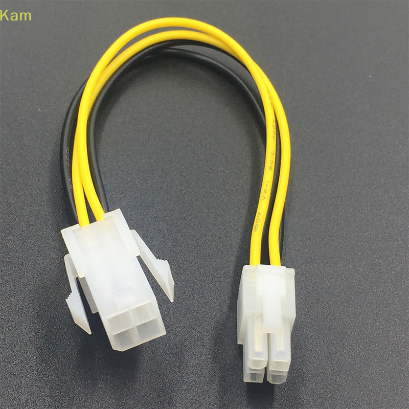 [Kam] 20cm 4 Pin Nam Đến 4Pin Nữ PC CPU Nguồn Điện Nối Dài Dây Cáp Kết ...