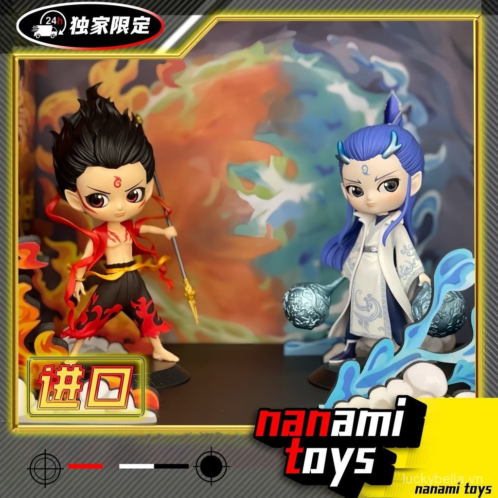 [Phiên bản giới hạn độc quyền] Hình Q Nezha Ao Bing, hàng hóa Nezha ...