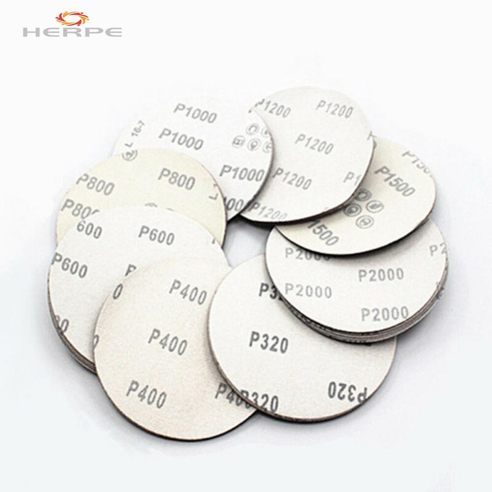 [HERPEVN]Round Shape Sandpaper Sheets 5inch/125mm Multiple Grits ...
