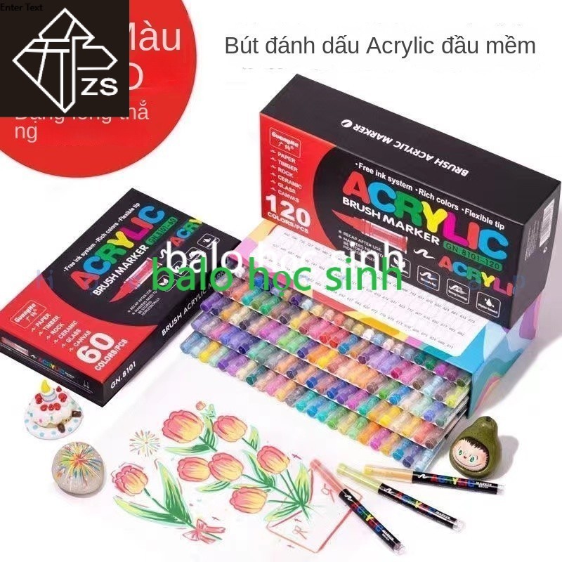 Acrylic marker Guangna 8101 /6600 acrylic marker brush chính hãng tô ...