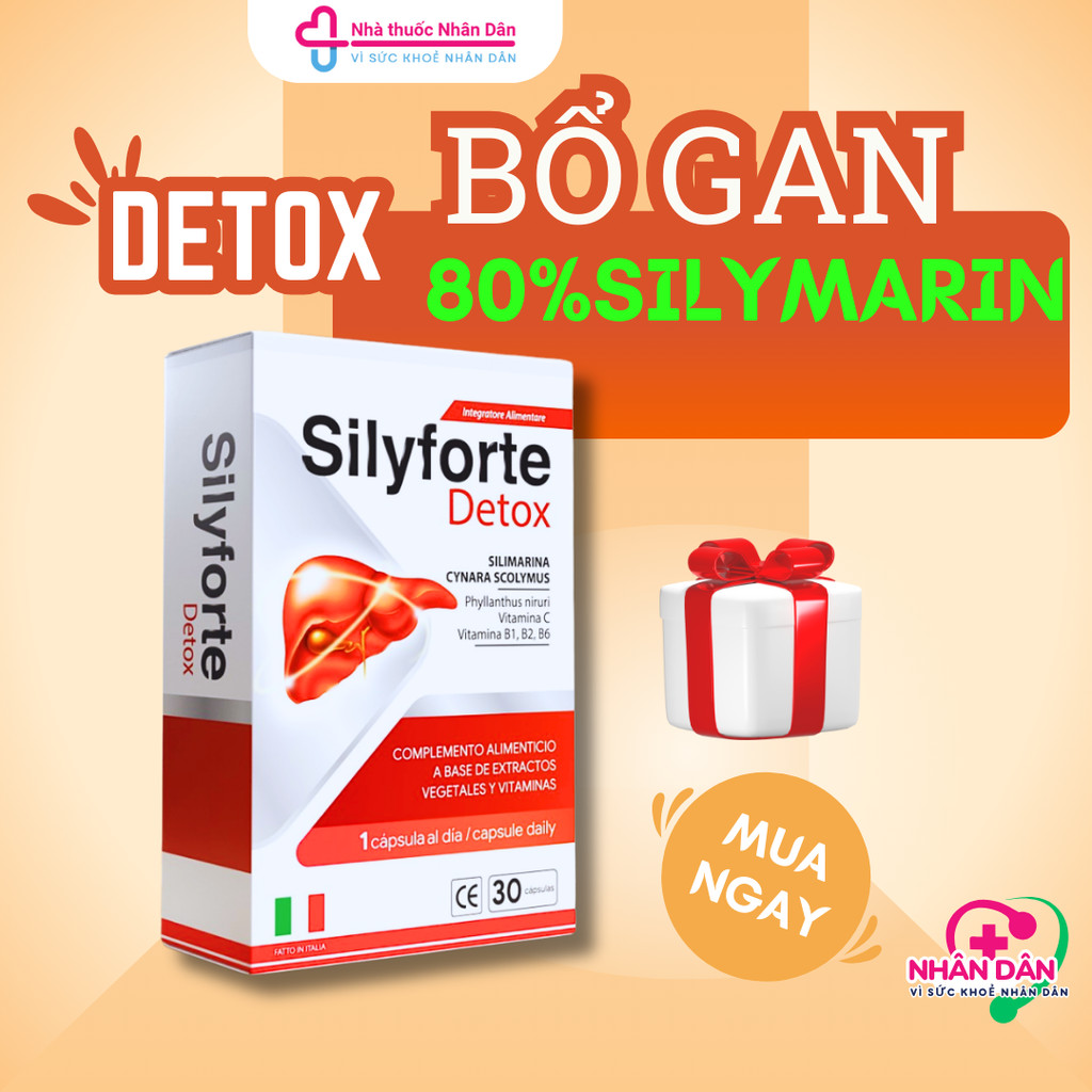 Viên Uống Bổ Gan Silyforte Detox - Giải Độc Gan, Mát Gan, Tăng Cường ...